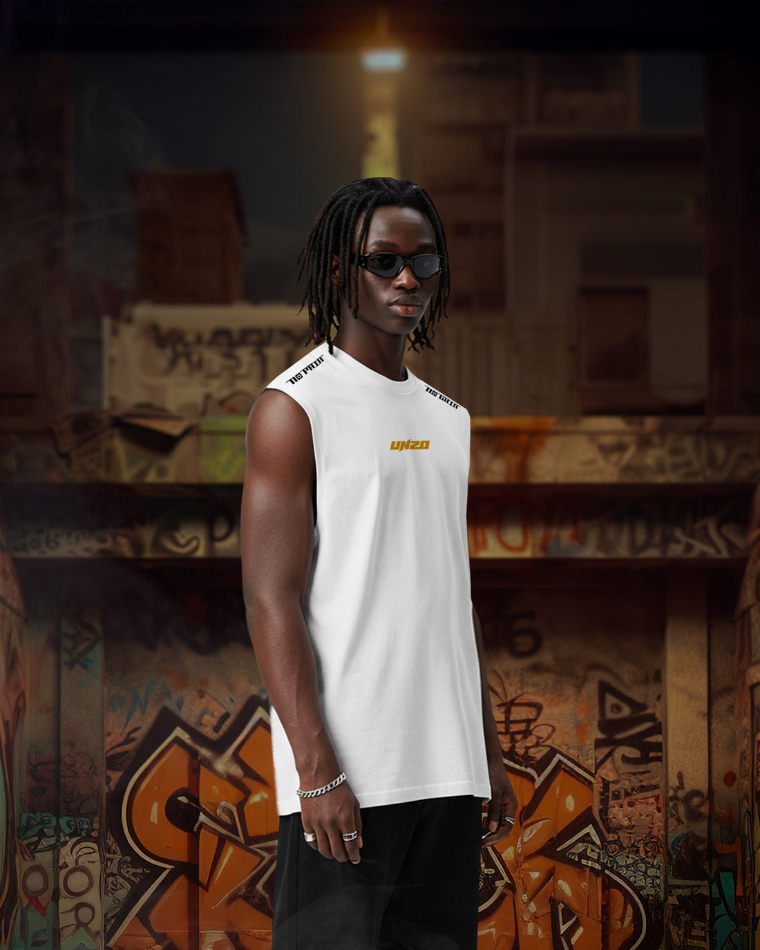 BLACK OVERSIZE (SHOULDER CUT)( NO PAIN NO GAIN) – Unzo Store